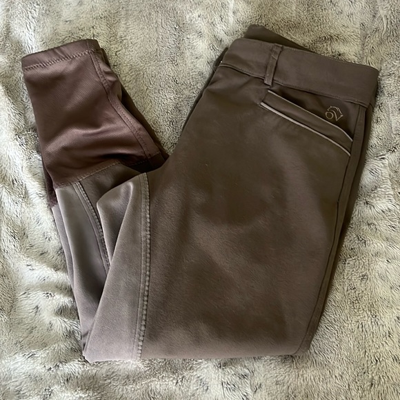 Ovation | Pants & Jumpsuits | Ov Riding Pants 34 Stretch Khaki Suede ...